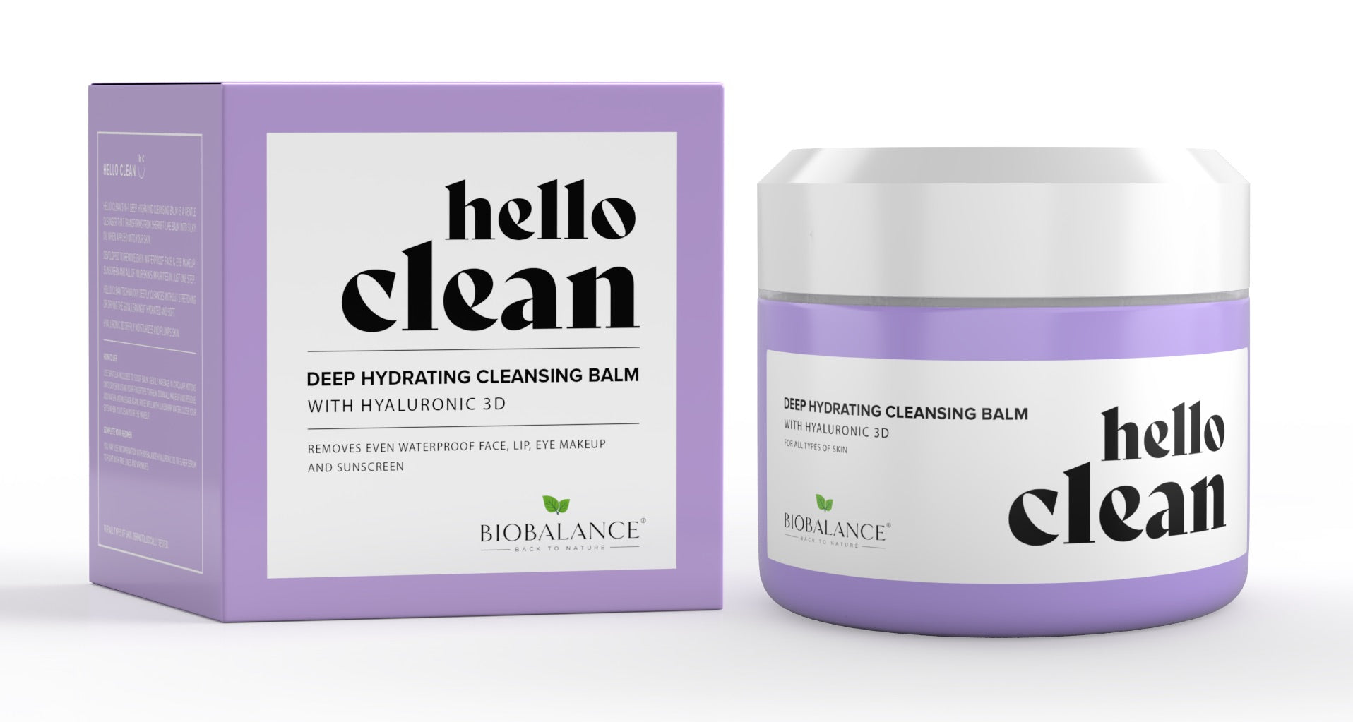 Hello Clean Deep Hydrating Cleansing Balm with Hyaluronic 3D – Beauty Bar